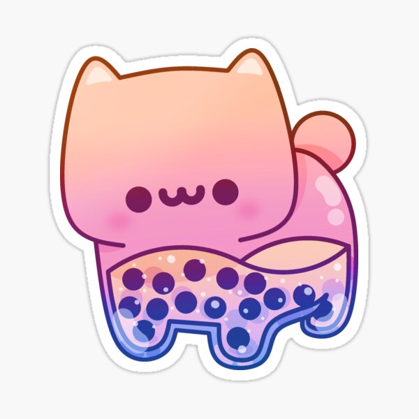 "Cat" Sticker for Sale by ernestember2 | Redbubble