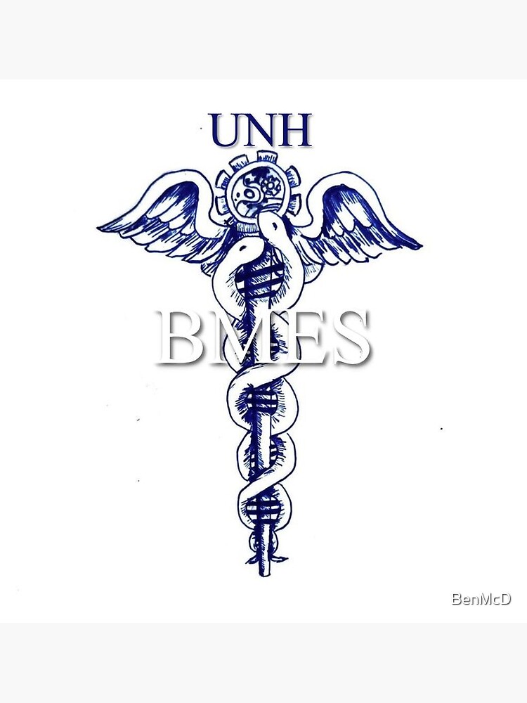 "UNH Biomedical Engineering Society" Sticker by BenMcD | Redbubble