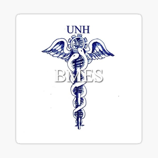 "UNH Biomedical Engineering Society" Sticker by BenMcD | Redbubble