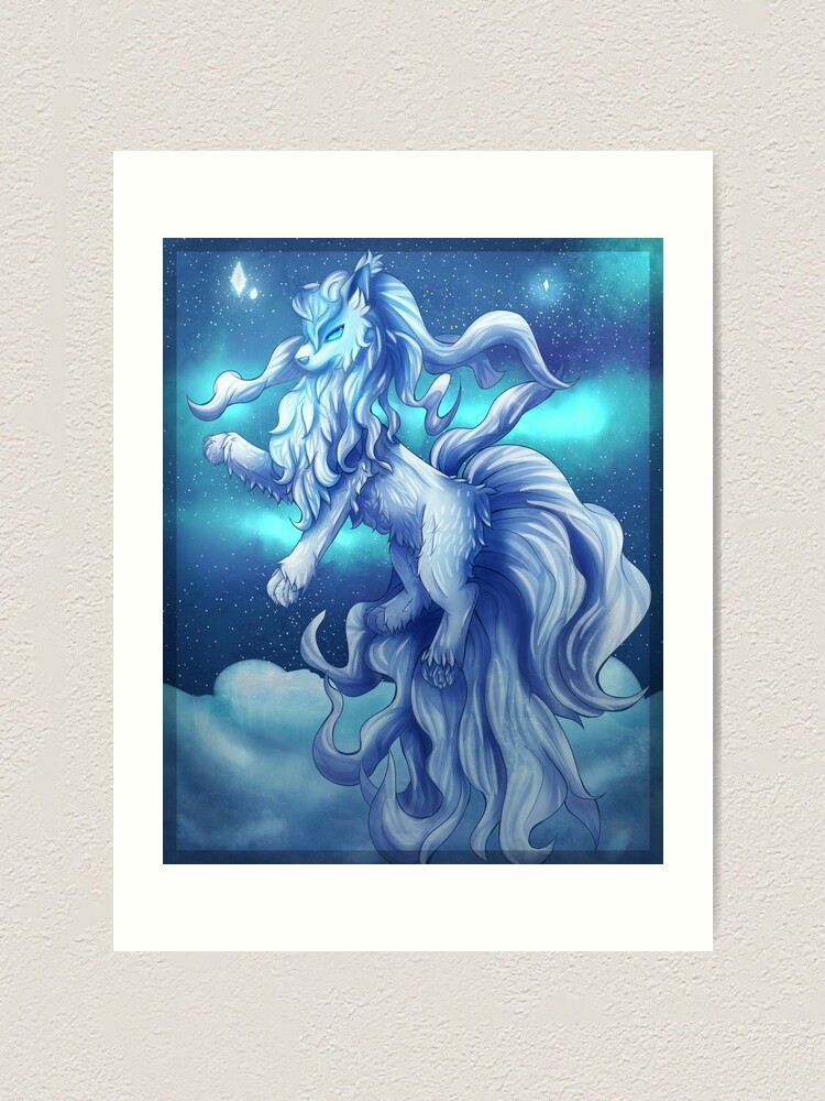 "Pokemon Alola Form Ninetales" Art Print by DekuKitty | Redbubble