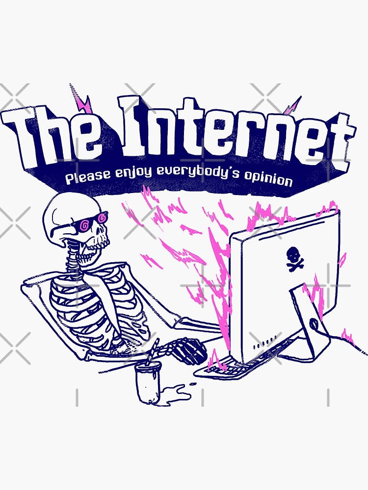 "The Internet" Sticker for Sale by wytrab8 | Redbubble