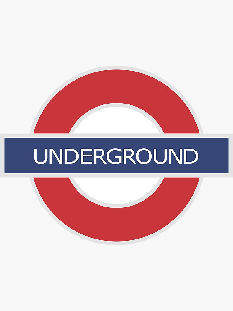 "Underground" Sticker for Sale by Crom1957 | Redbubble