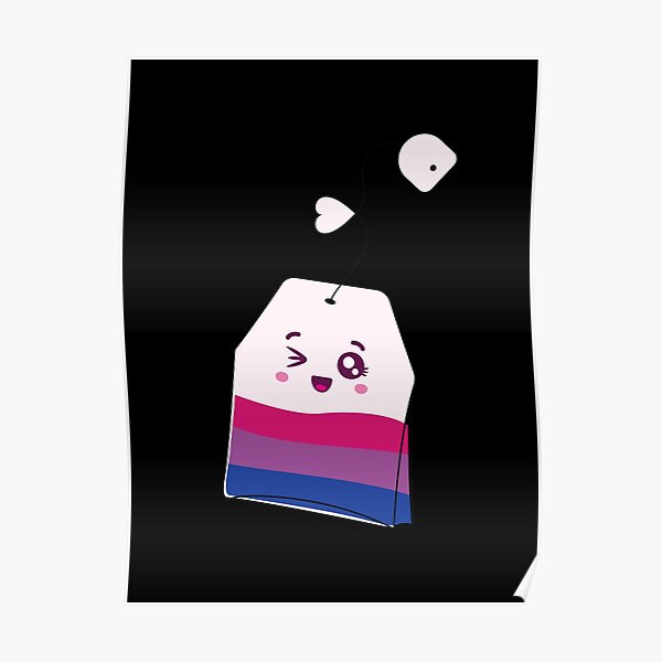 "Bisexual Tea Bag Pride Flag, Bisexuality,Bisexual Identity Gift ...