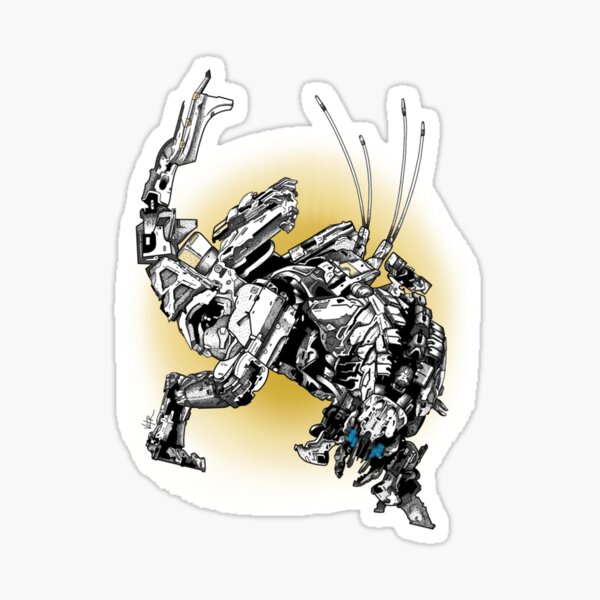 "Thunderjaw Horizon game Zero Dawn robot " Sticker for Sale by ...