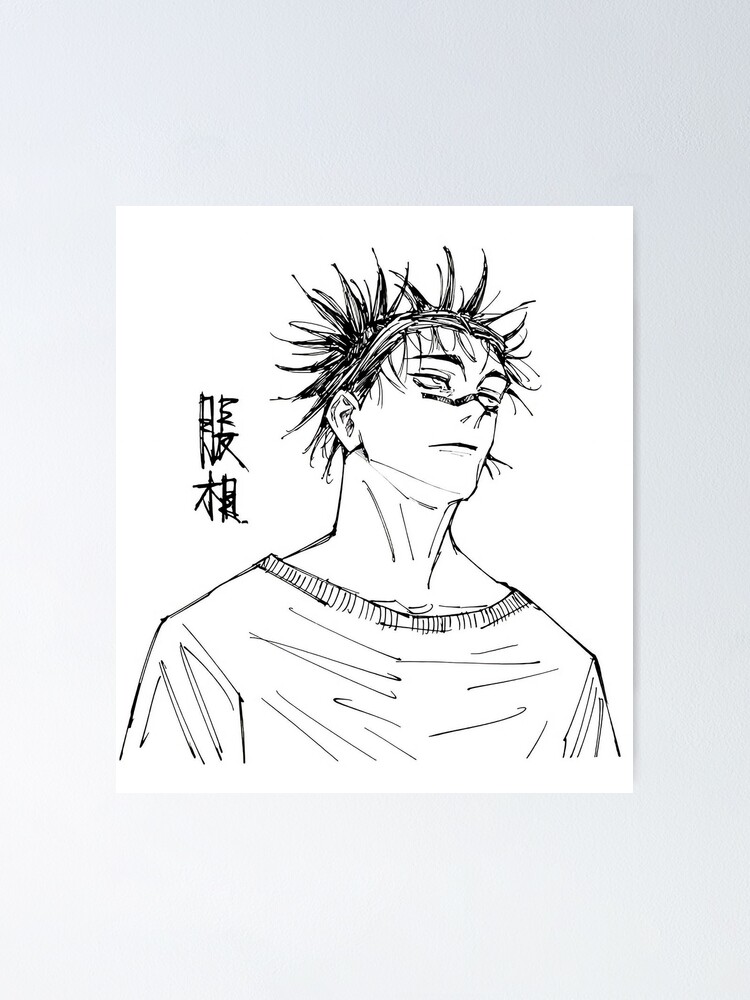 "Choso Drawing | Jujutsu Kaisen" Poster for Sale by AoiDoi | Redbubble