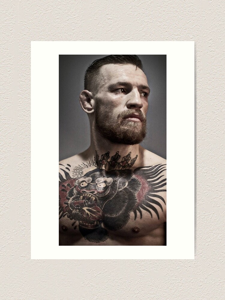 "Conor McGregor full face" Art Print for Sale by mapagulsum | Redbubble