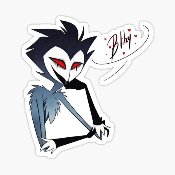 "Helluva Boss Stolas" Sticker for Sale by Medouahyb | Redbubble