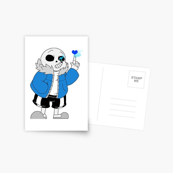 "Undertale Sans Cool Cute " Postcard for Sale by memeandshite | Redbubble