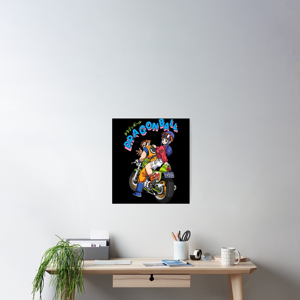 Póster «Gohan bike Super anime Saiyan» de CrossDebbie | Redbubble