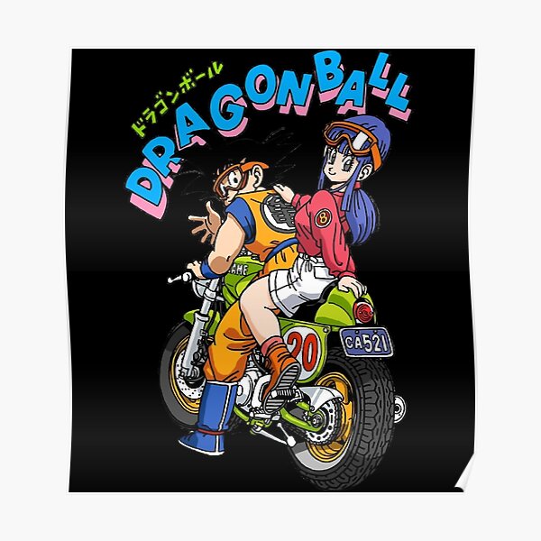 Póster «Gohan bike Super anime Saiyan» de CrossDebbie | Redbubble