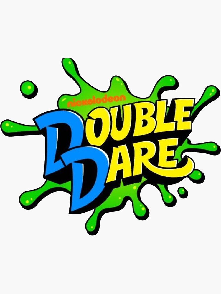 "Double Dare" Sticker for Sale by 90sLoveLove | Redbubble