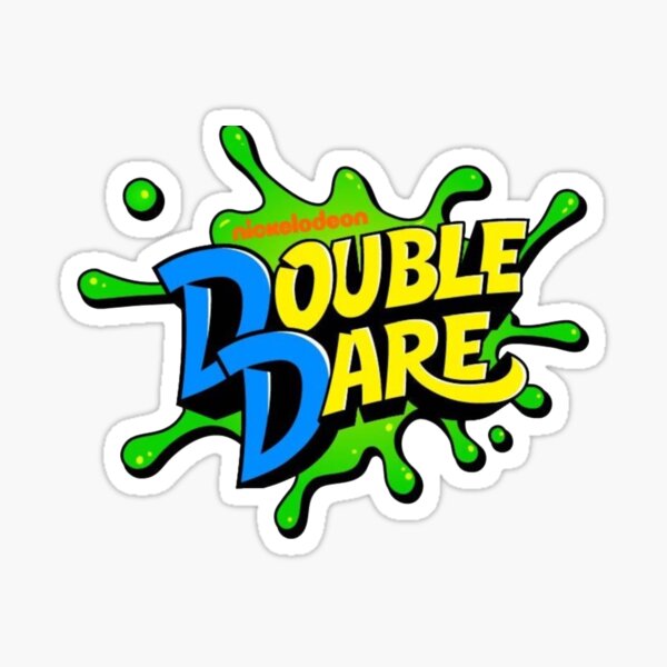 "Double Dare" Sticker for Sale by 90sLoveLove | Redbubble