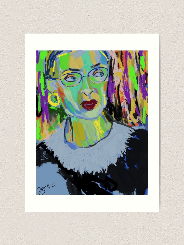 "RBG" Art Print by bonmots | Redbubble