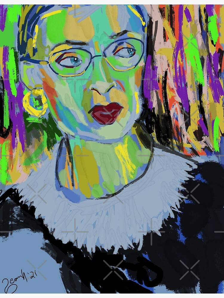 "RBG" Art Print for Sale by bonmots | Redbubble