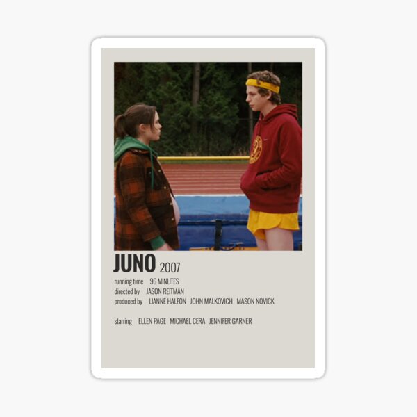 "Juno movie poster" Sticker for Sale by tobyholliera | Redbubble