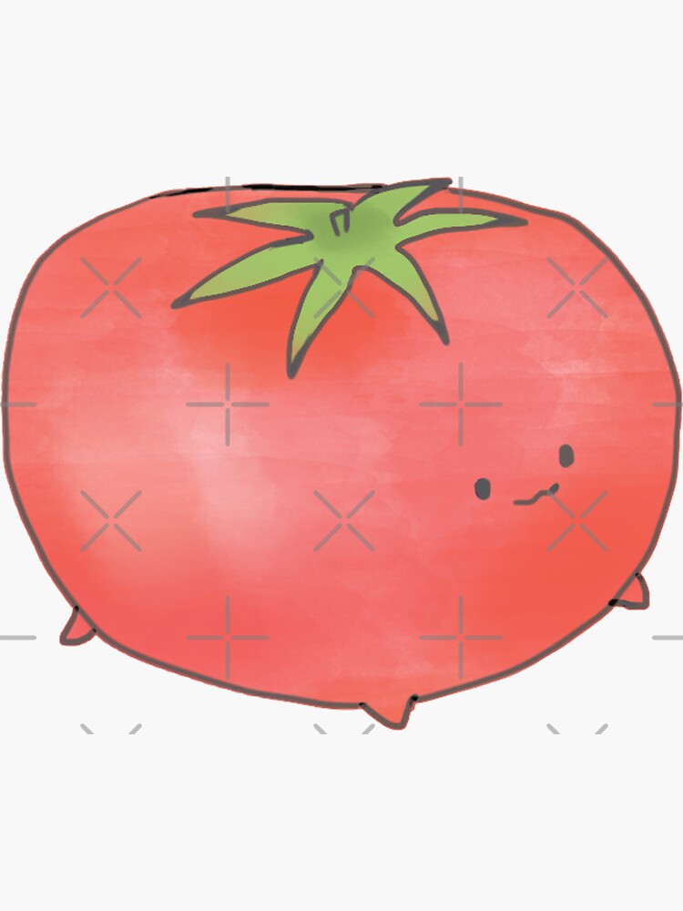 "Chibi Tomato" Sticker for Sale by saltfishking | Redbubble