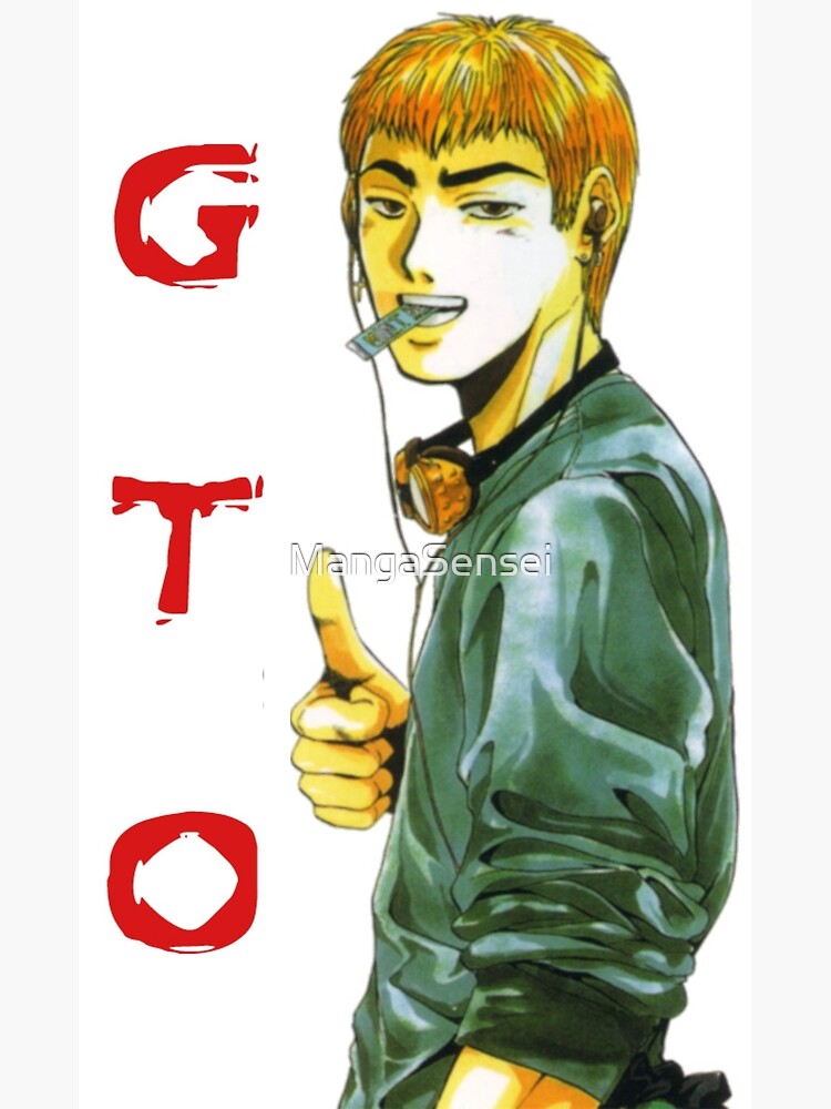 " GTO Graphic" Poster for Sale by MangaSensei | Redbubble