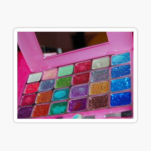 "Eyeshadow Palette" Sticker for Sale by timetodieoldman | Redbubble