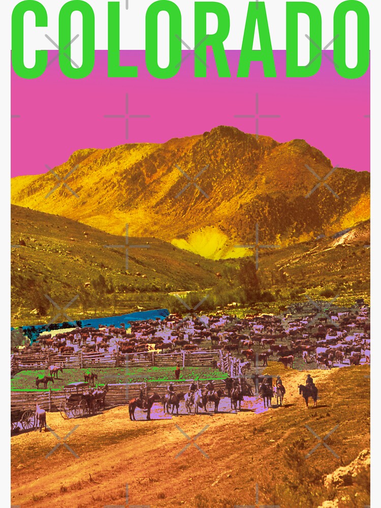 "atmospheric view of Colorado Cimarron, great landscape Usa, nostalgic ...