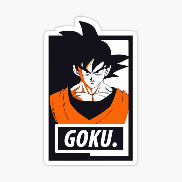 "Son Goku Super anime Saiyan Dragon ball Z" Sticker for Sale by ...
