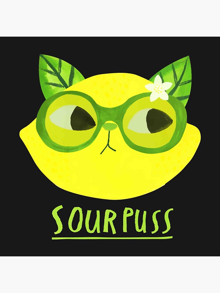 "Sourpuss" Sticker for Sale by ramangsemu | Redbubble