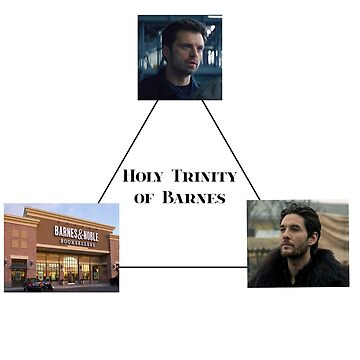 "The Holy Trinity of Barnes" Sticker for Sale by Laura Design's | Redbubble