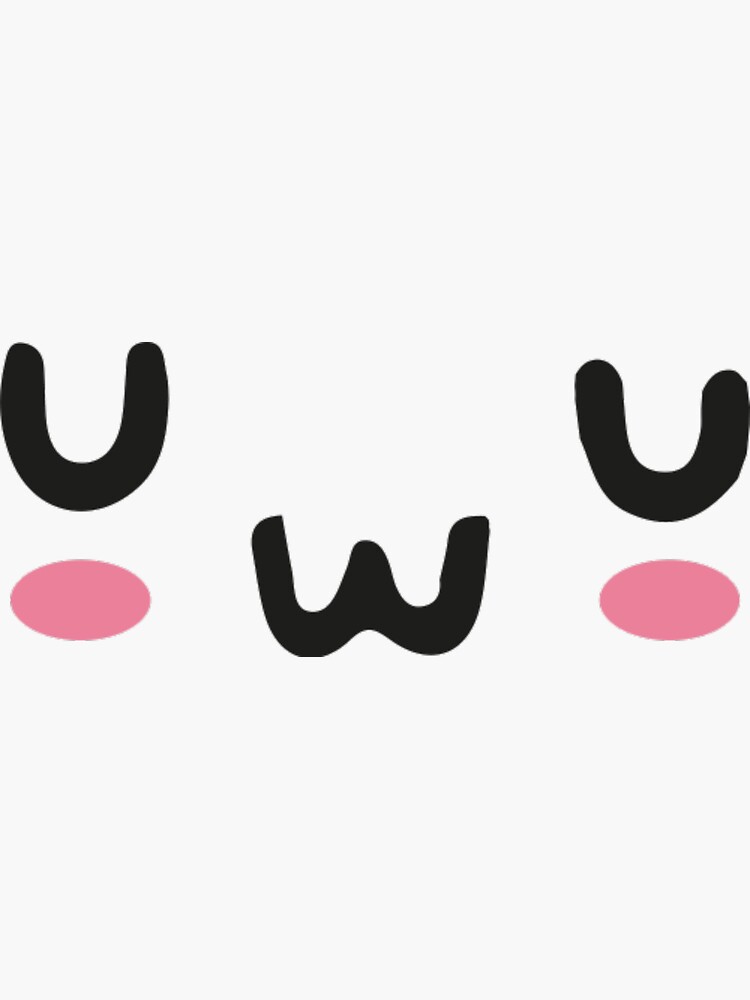 "Uwu " Sticker for Sale by AkersCoe | Redbubble