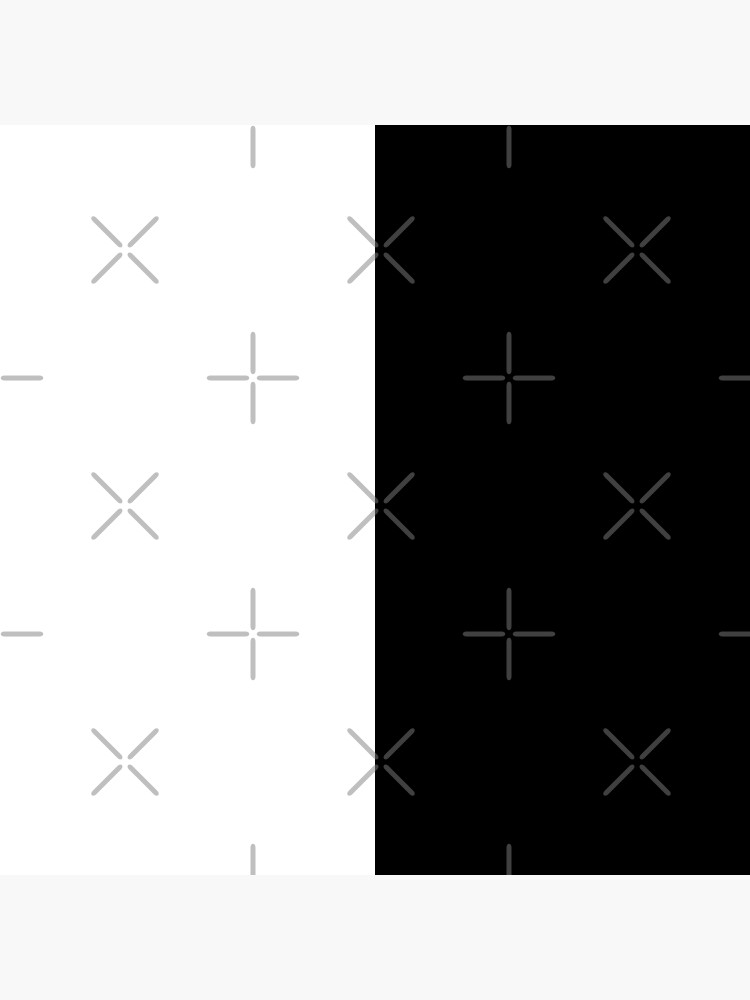 "White Black Colour Block Retro Pattern" Sticker for Sale by BleuSky ...