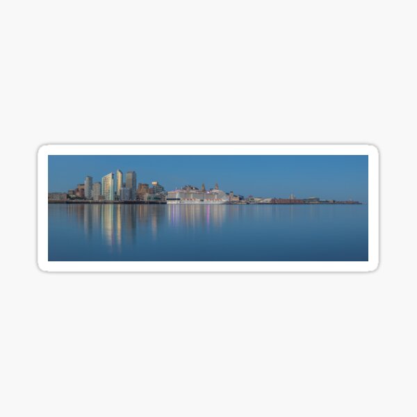 "Liverpool Waterfront and MSC Virtuosa" Sticker for Sale by Paul Madden ...