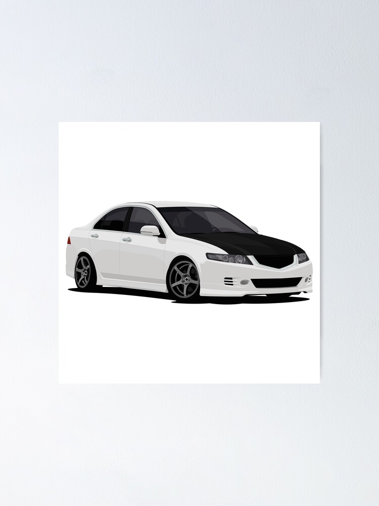 "Accord Euro R cl7" Poster for Sale by OlegNaches | Redbubble
