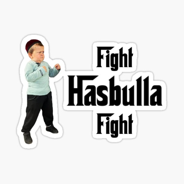 "Hasbulla Magomedov Fight" Sticker by BlackEagleTee | Redbubble