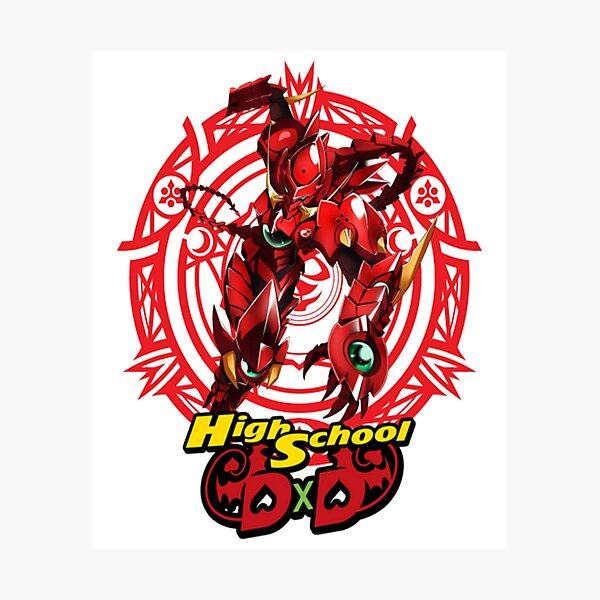 Lámina fotográfica «Camiseta Highschool Dxd Issei Red Dragon» de VTV2 ...