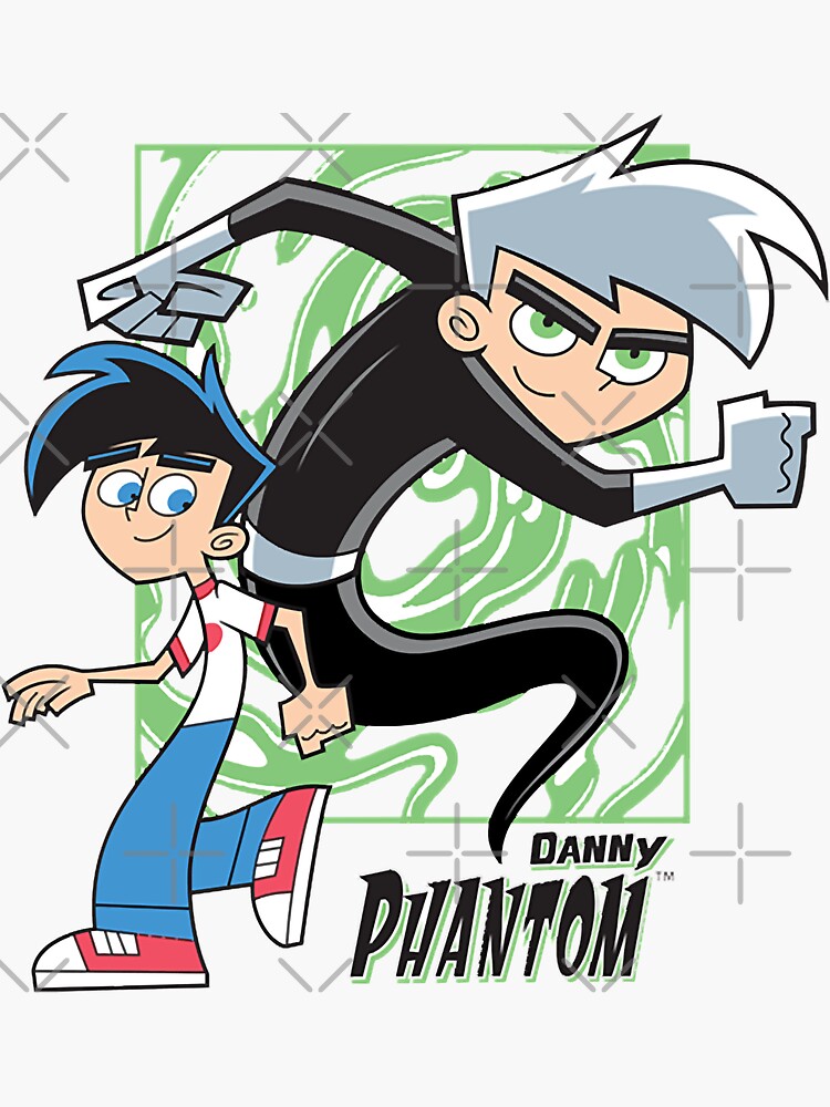 "Danny cartoon Phantom poster classic" Sticker for Sale by KinneyMary ...