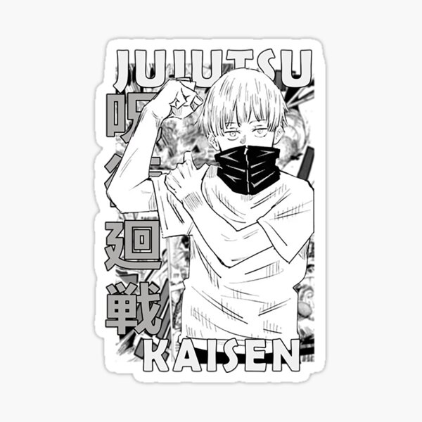 Pegatina «Toge Inumaki T-ShirtToge Inumaki jujutsu kaisen Manga Style ...