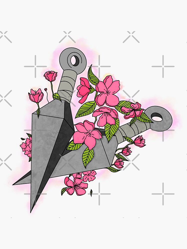 "Kunai " Sticker for Sale by Sabrina Miller | Redbubble