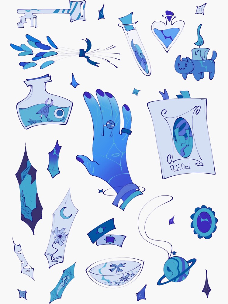 "Witch aesthetic" Sticker for Sale by LaSark | Redbubble