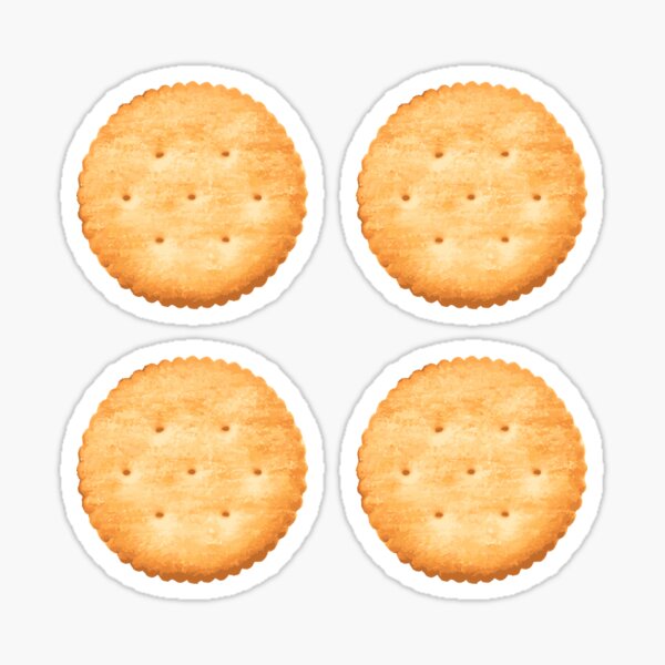 "Your usual salted cracker" Sticker for Sale by lettersbysid | Redbubble