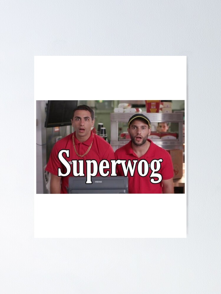 "Superwog at Mcdonalds" Poster for Sale by Jeremyfreker | Redbubble