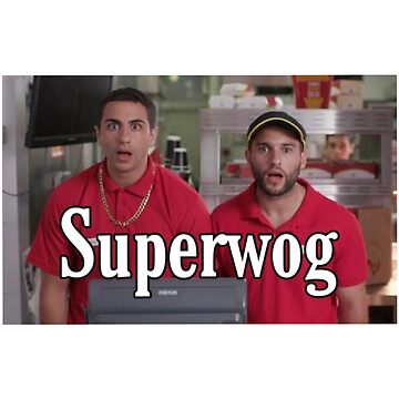 "Superwog at Mcdonalds" Sticker for Sale by Jeremyfreker | Redbubble