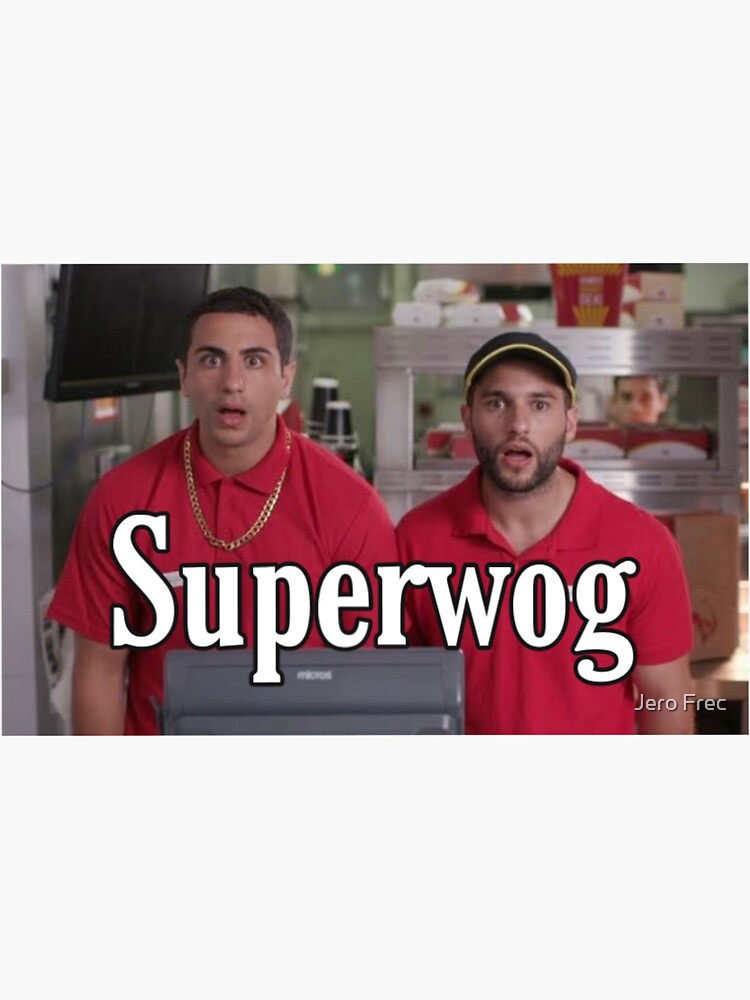 "Superwog at Mcdonalds" Sticker by Jeremyfreker | Redbubble