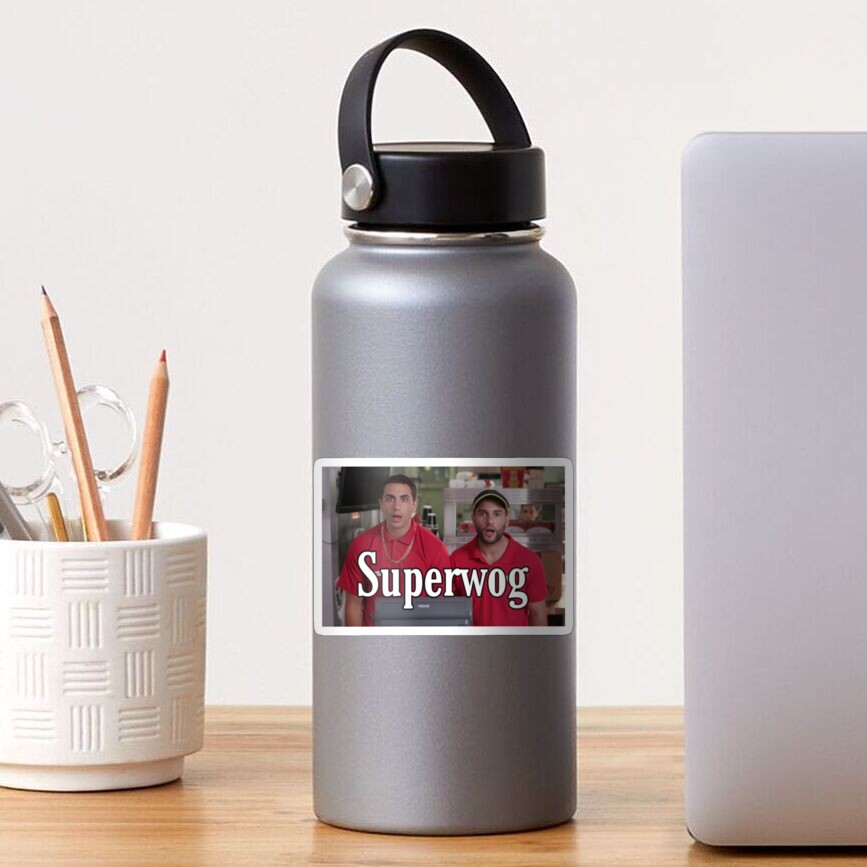 "Superwog at Mcdonalds" Sticker by Jeremyfreker | Redbubble