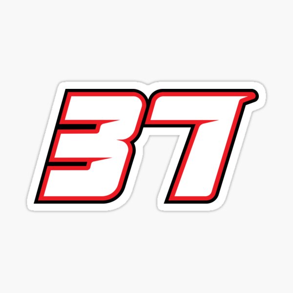 "Pedro Acosta Number 37" Sticker by EazyTeezy | Redbubble