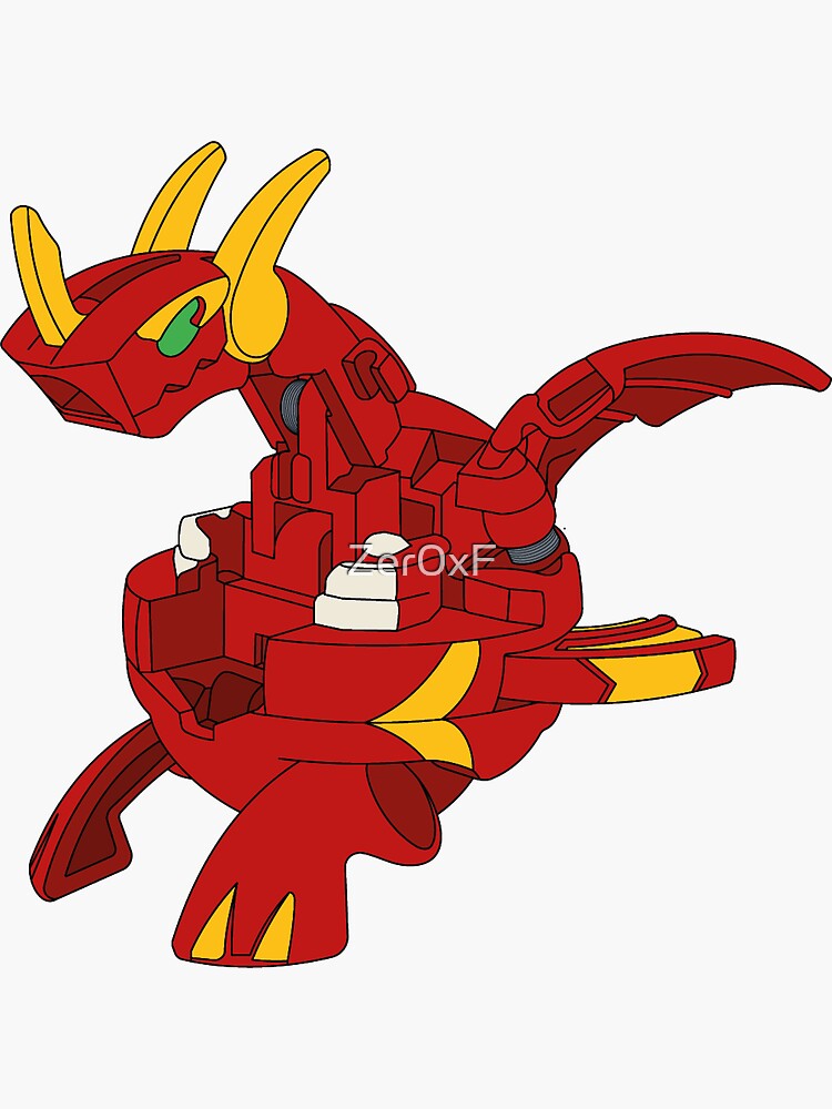 "Neo Dragonoid" Sticker for Sale by Zer0xF | Redbubble