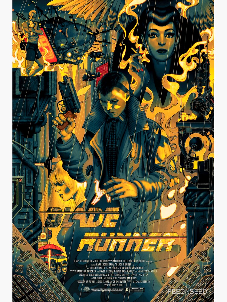 "Blade Runner" Sticker for Sale by FEEDNSEED | Redbubble