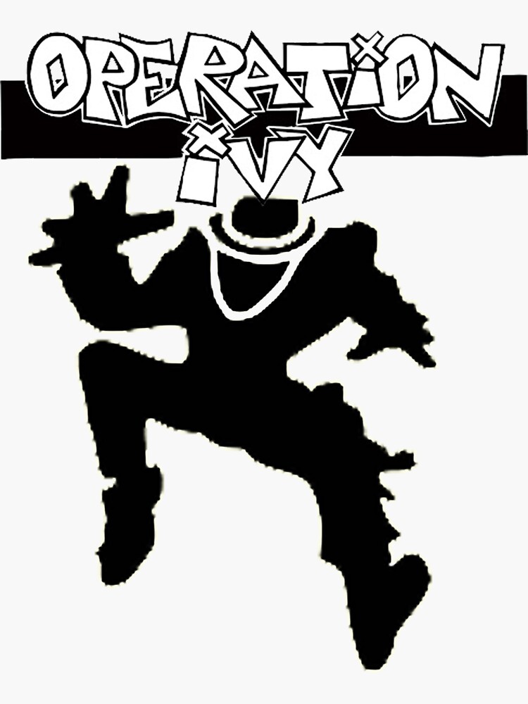 "Operation Ivy" Sticker for Sale by vonsape | Redbubble