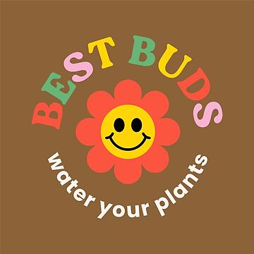 "Best Buds flower" Sticker by Sheila Langarita | Redbubble