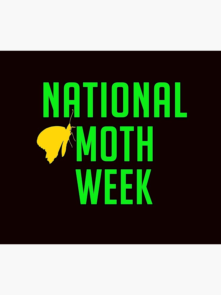 " National Moth Week" Poster for Sale by roleshop | Redbubble