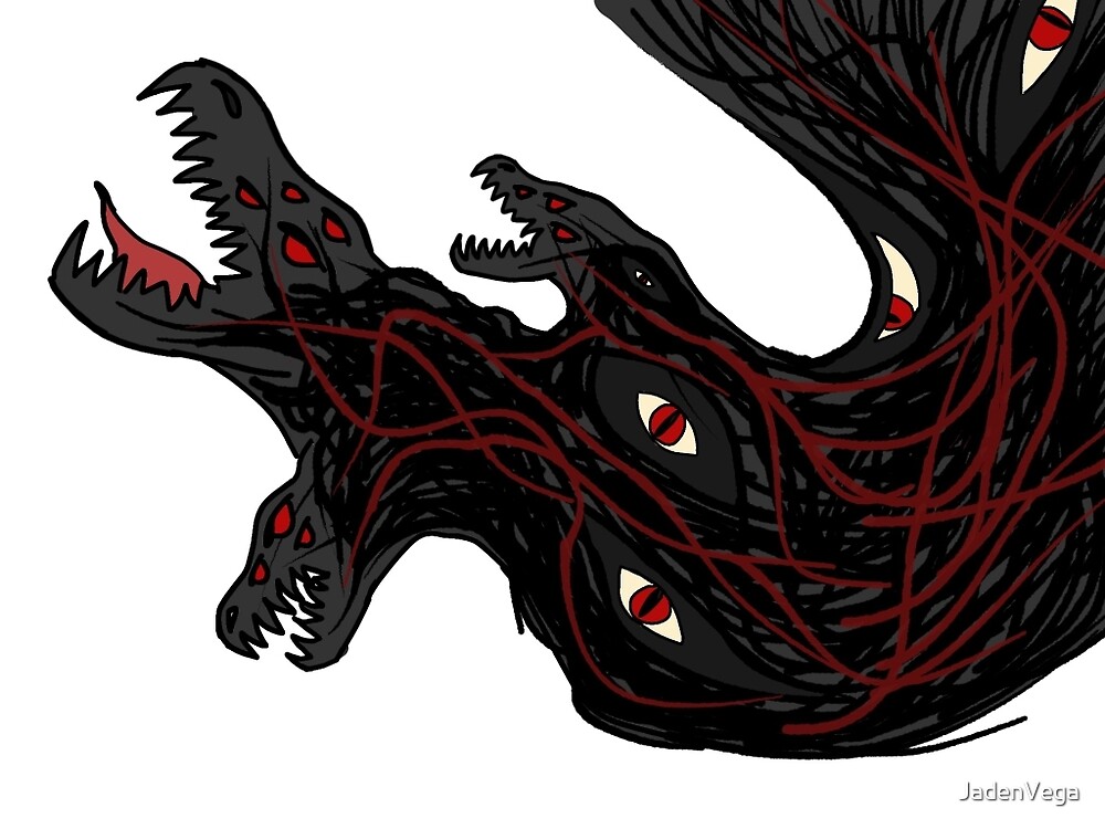 "Shapeshifting Ink Demon-Dragon Form" by JadenVega | Redbubble
