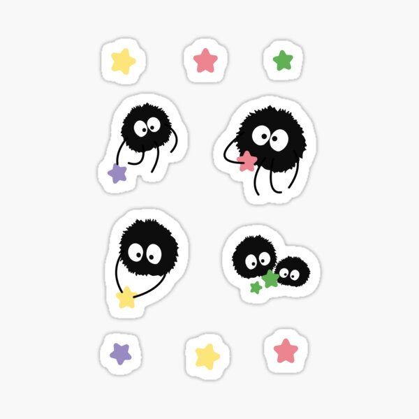 Soot Sprites Stickers | Redbubble