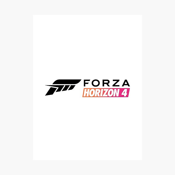 "Forza Horizon 4 logo" Photographic Print for Sale by JaroNT | Redbubble